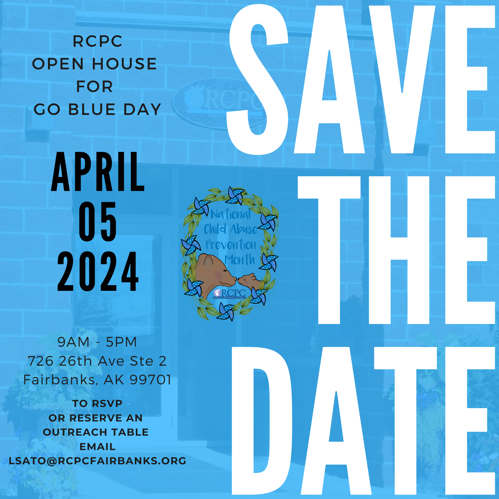 RCPC GO BLUE DAY OPEN HOUSE - Resource Center for Parents and Children ...